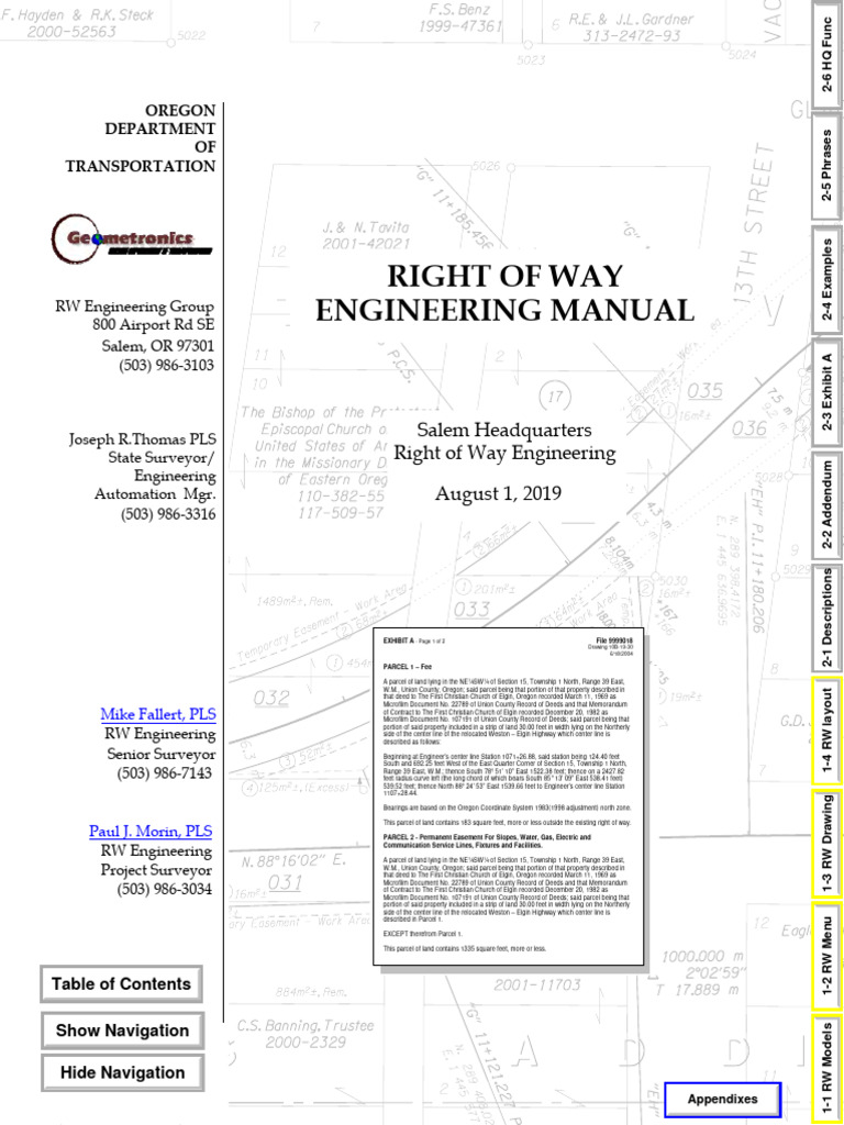 ROW Eng Manual | PDF