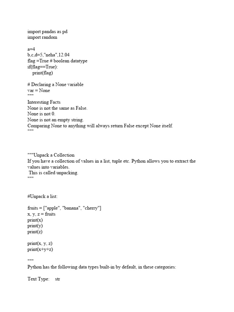 Pythin Learnings | Download Free PDF | Boolean Data Type | Mathematical Logic
