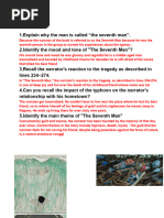 "The Seventh Man" Study Guide | PDF | General Fiction