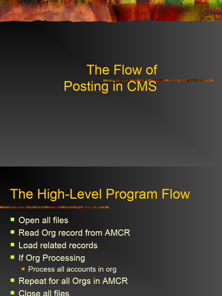 CMS Account Processing Workflow Guide | PDF | Personal Finance ...