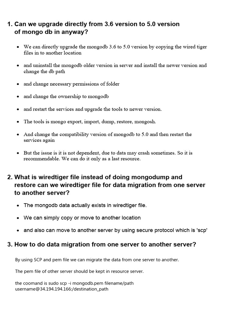 Interview Ques | Download Free PDF | Database Index | Mongo Db Interview Ques | Download Free PDF | Database Index | Mongo Db