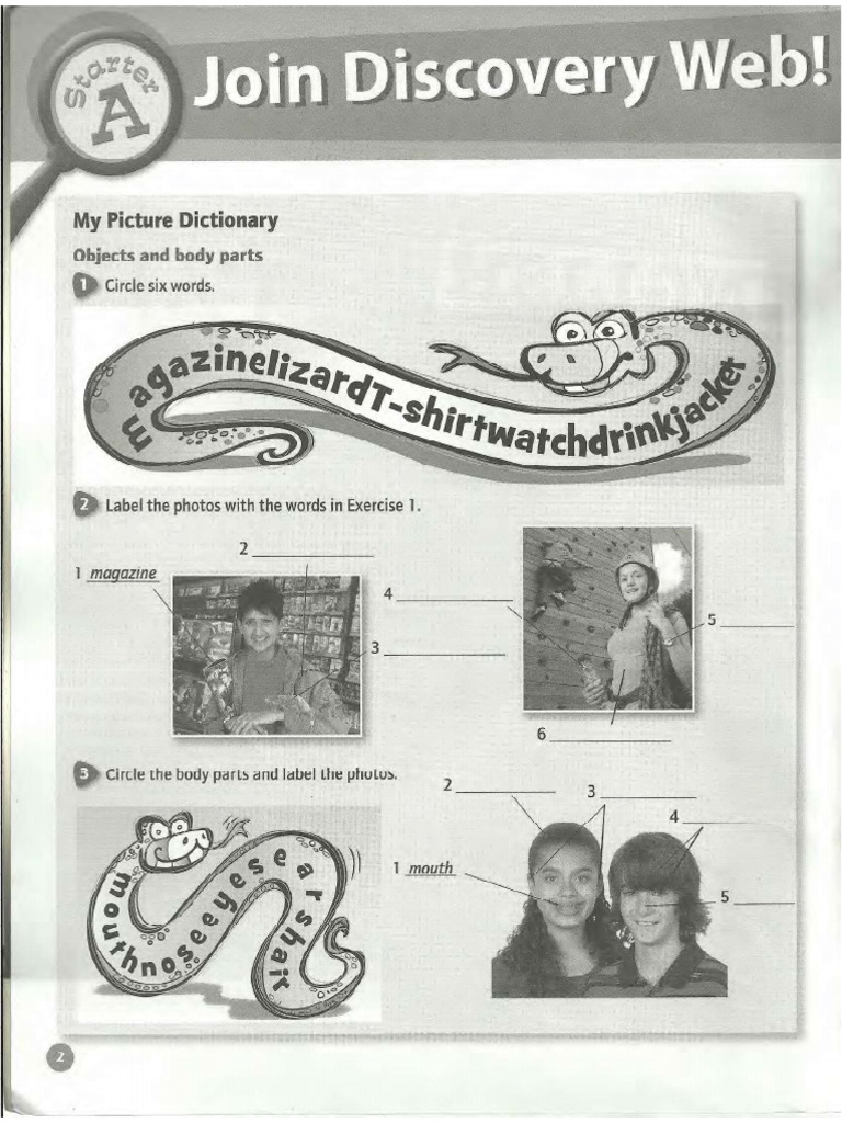 Discover English 2 Workbook Unit Starter and Unit 1 | PDF