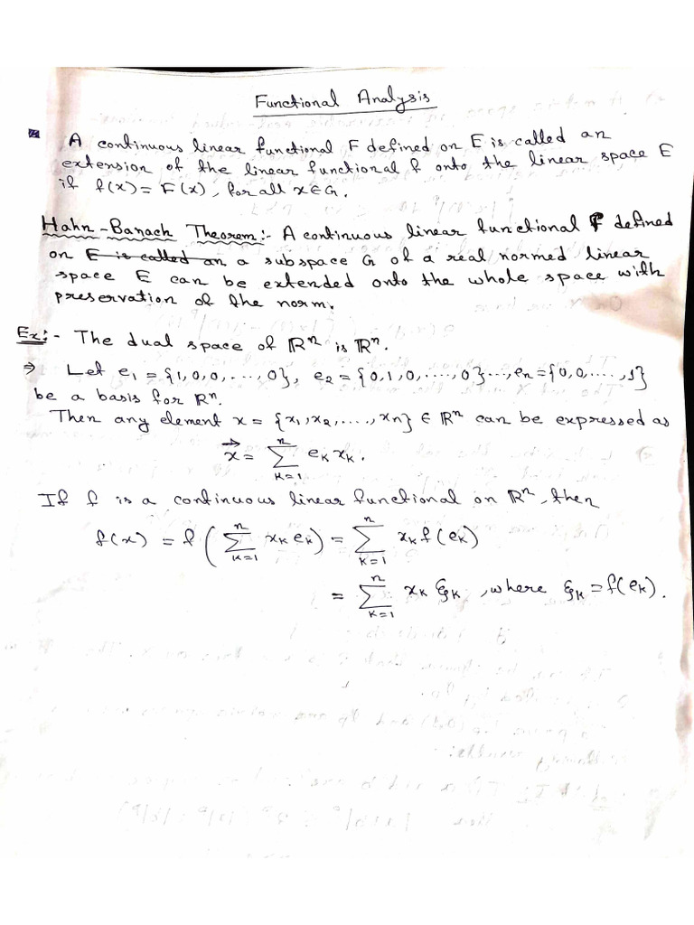 Functional Analysis | PDF
