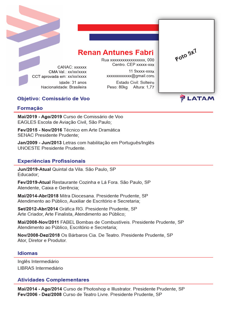 Curriculo Latam Modelo2 | PDF