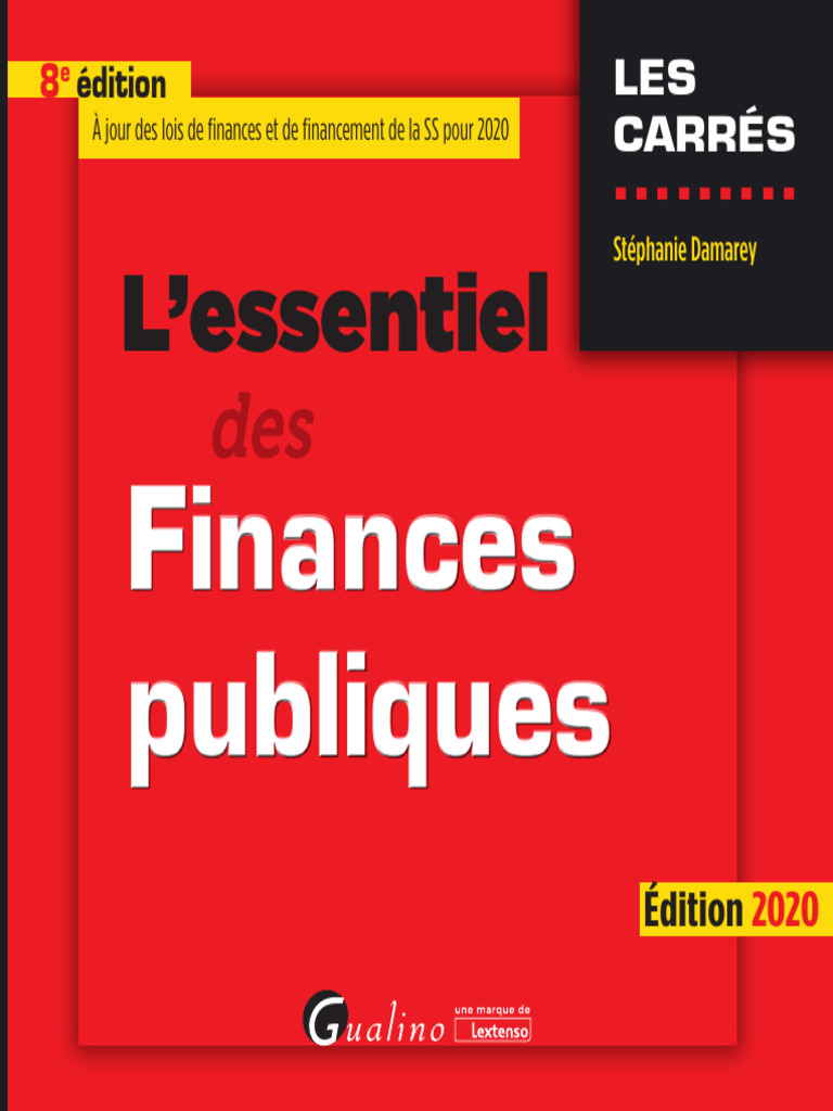 Finances publiques et sécurité sociale 2020 | PDF | Dette publique | Budget