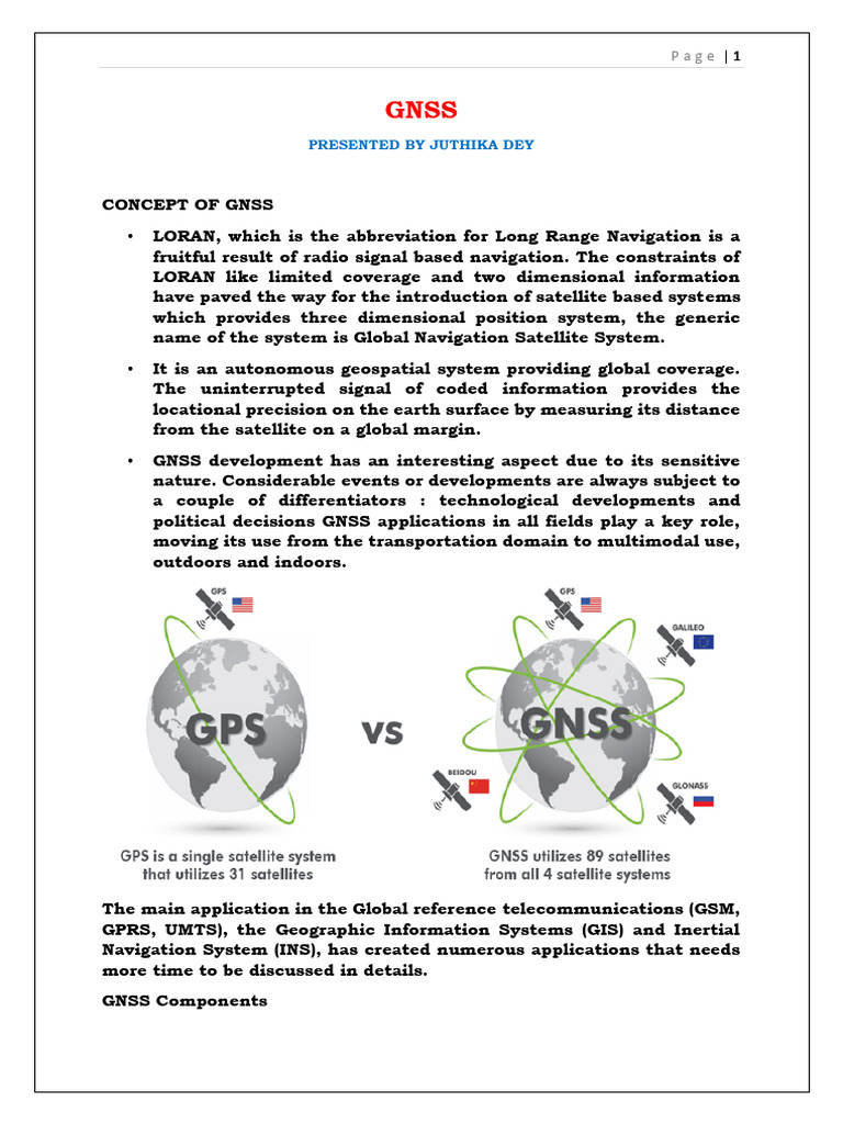 Principles of GNSS Positioning | PDF | Global Positioning System ...