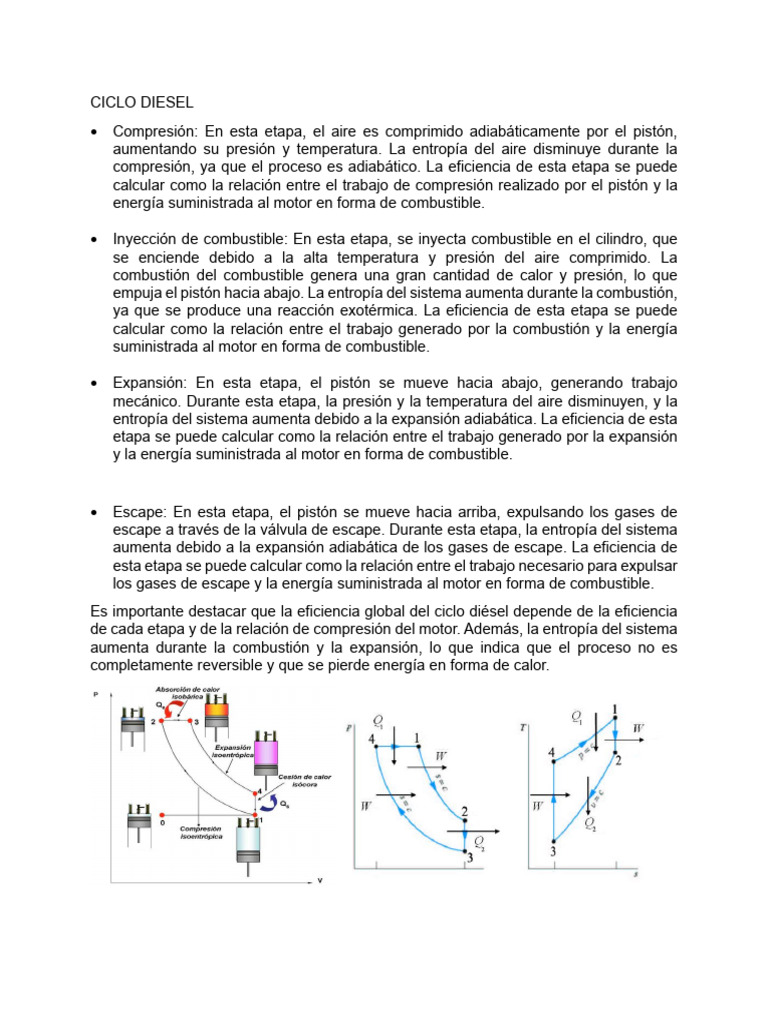 Investigacion Otto Diesel Brayton | PDF | Pistón | Presión Investigacion Otto Diesel Brayton | PDF | Pistón | Presión
