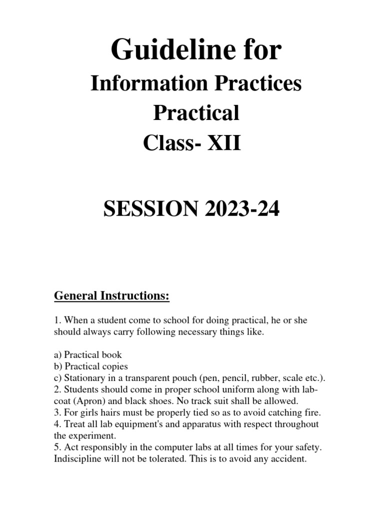 Practical Guideline 1 | PDF | Software Engineering | Computer Science