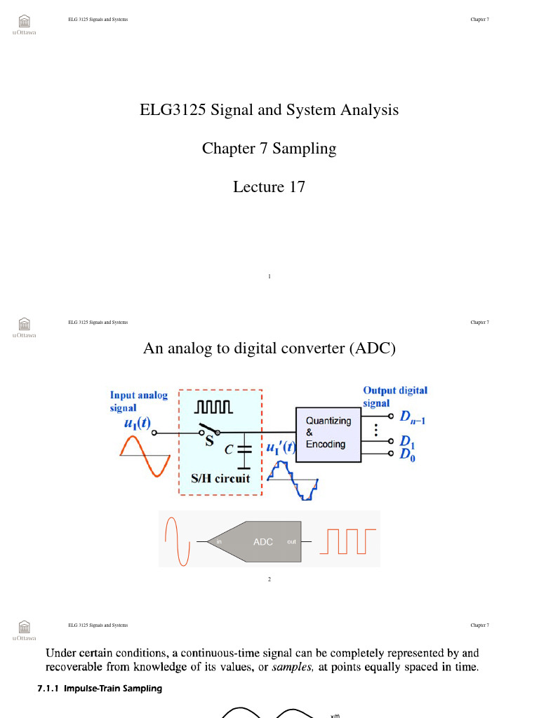 Lecture 17 Sampling Pdf Spectral Density Sampling Signal Processing