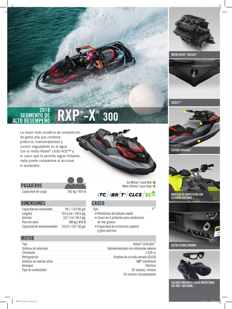 RXP-X 300 es-LA | PDF | Motocicleta | Agua