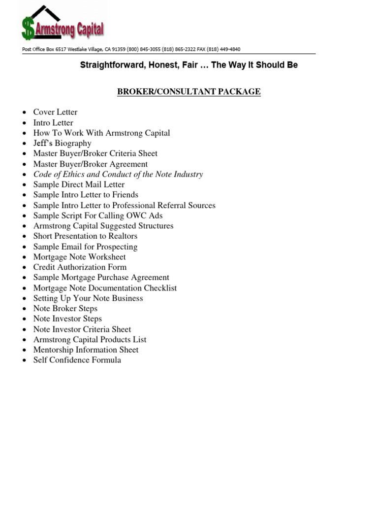 Broker Package 2015 | PDF | Private Law | Business