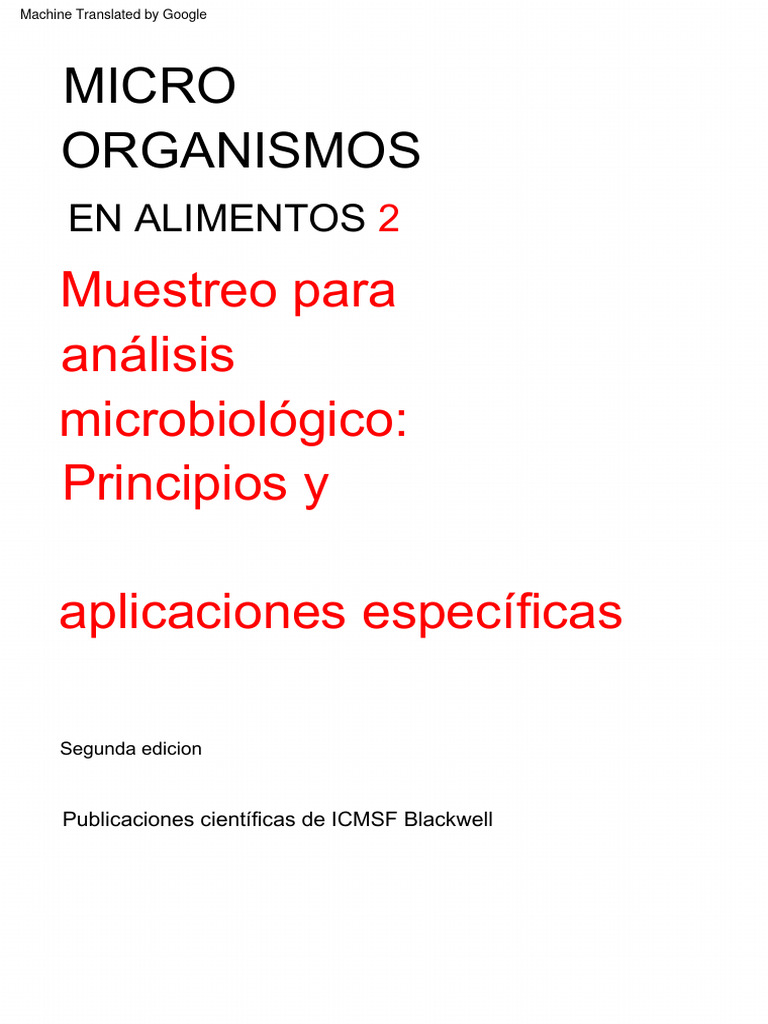 Sampling For Microbiological Analysis Principles and Specific ... Sampling For Microbiological Analysis Principles and Specific ...
