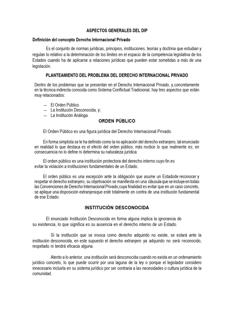 Primer Material de Apoyo DIP 2023 Secc B | PDF | Caso de ley | Estado (política)