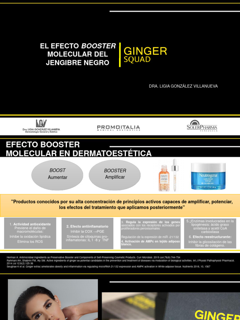 EFECTO BOOSTER MOLECULAR DEL JENGIBRE NEGRO GINGER SQUAD 2 | PDF ...