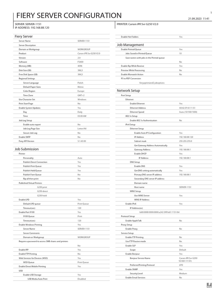 Config Sheet | PDF | File Transfer Protocol | Ip Address