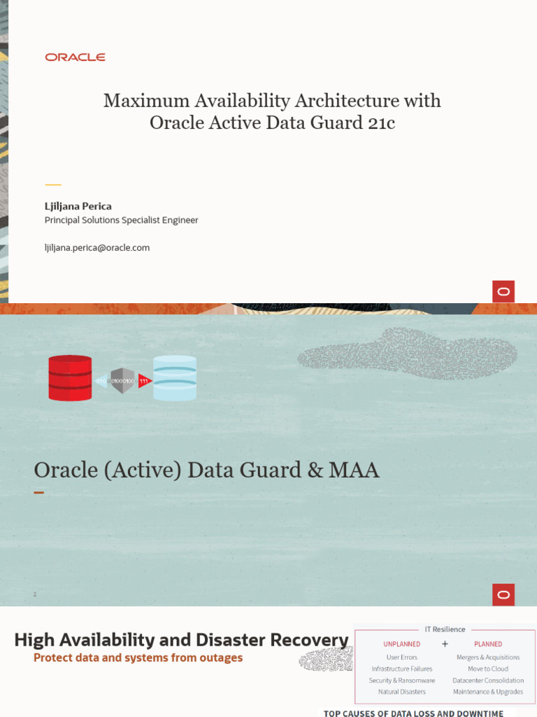 Oracle Data Guard Presentation Pdf Databases Software 4304