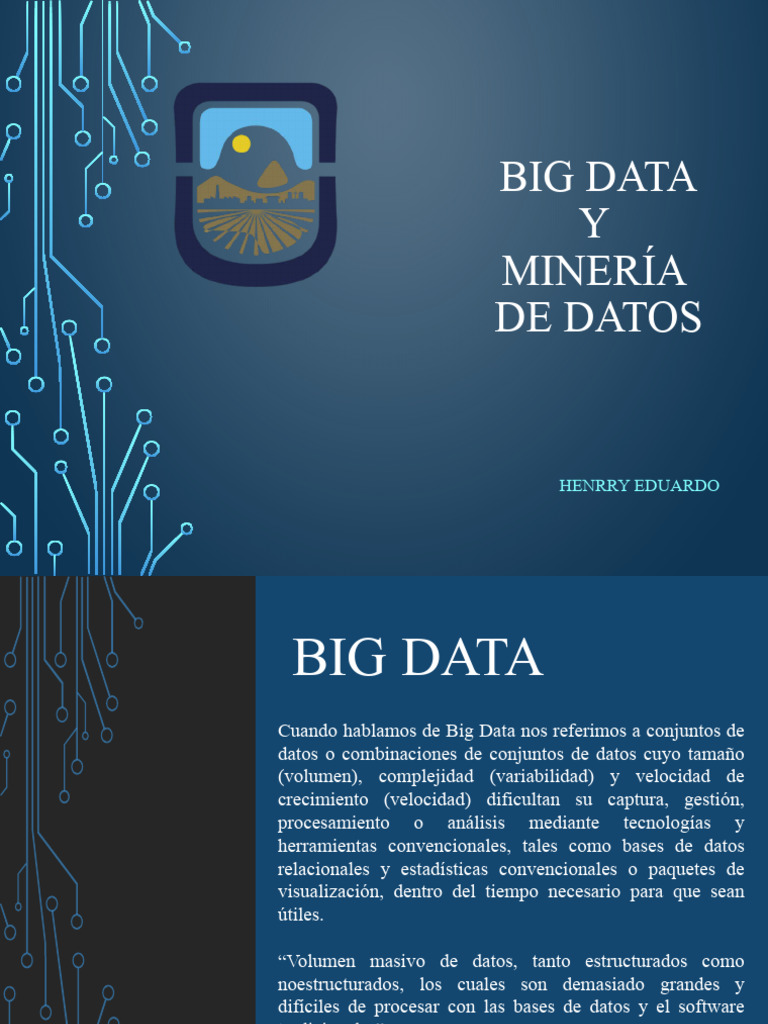 Minería de Datos y Big Data | PDF | Aprendizaje automático | Big Data