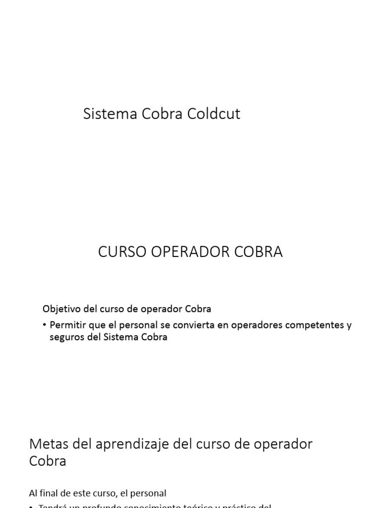 Presentación COBRA | PDF | Tanques | Agua