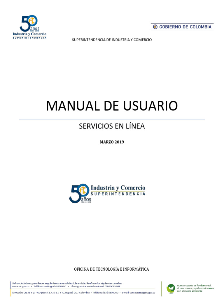 Servicios en Linea - MANUAL SIC | PDF | Business | Telecomunicaciones