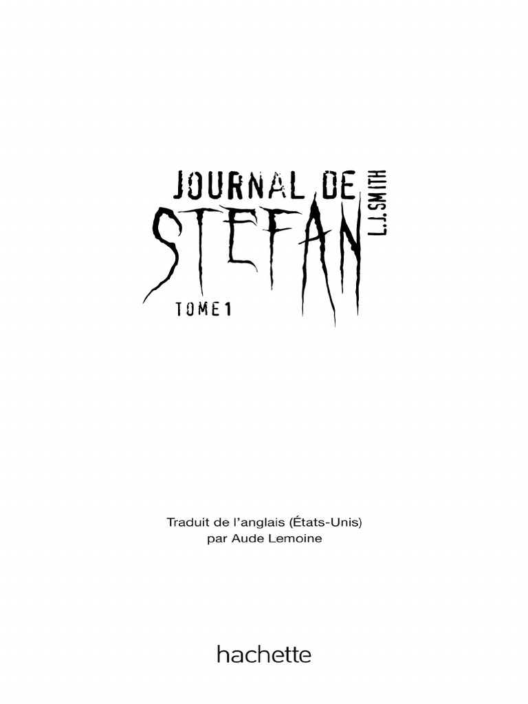 1 Le journal de Stefan | PDF