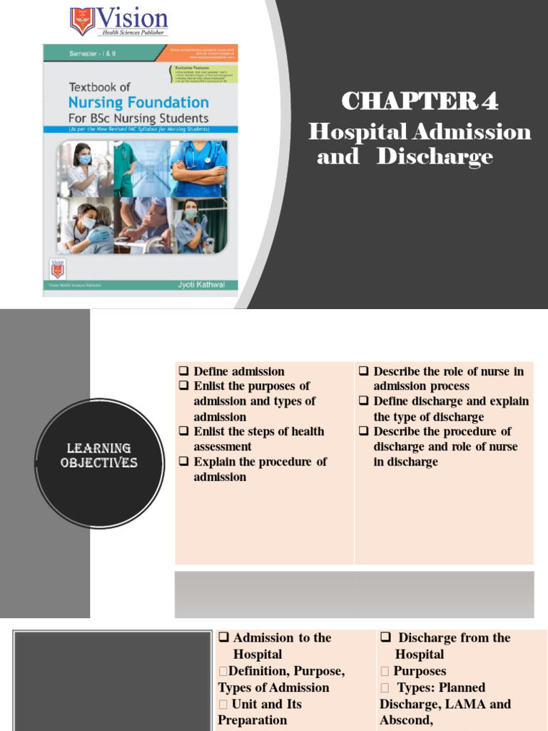 CHP 4 Admission Discharge | PDF | Patient | Hospital