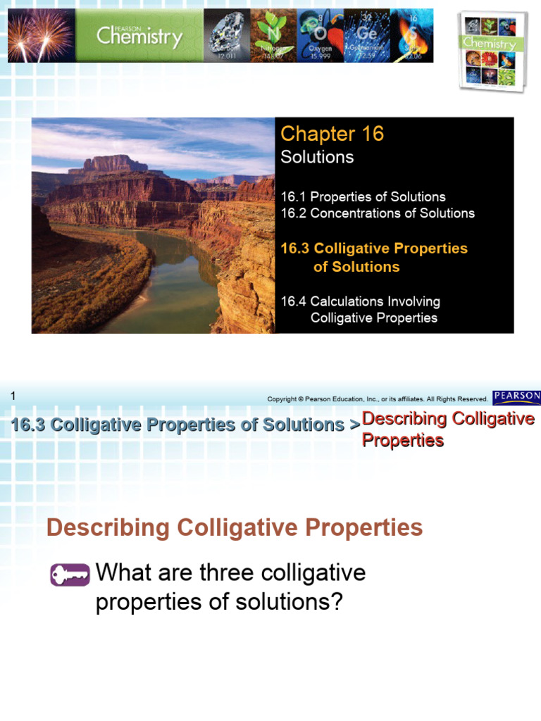 Colligative Properties of Solution | PDF