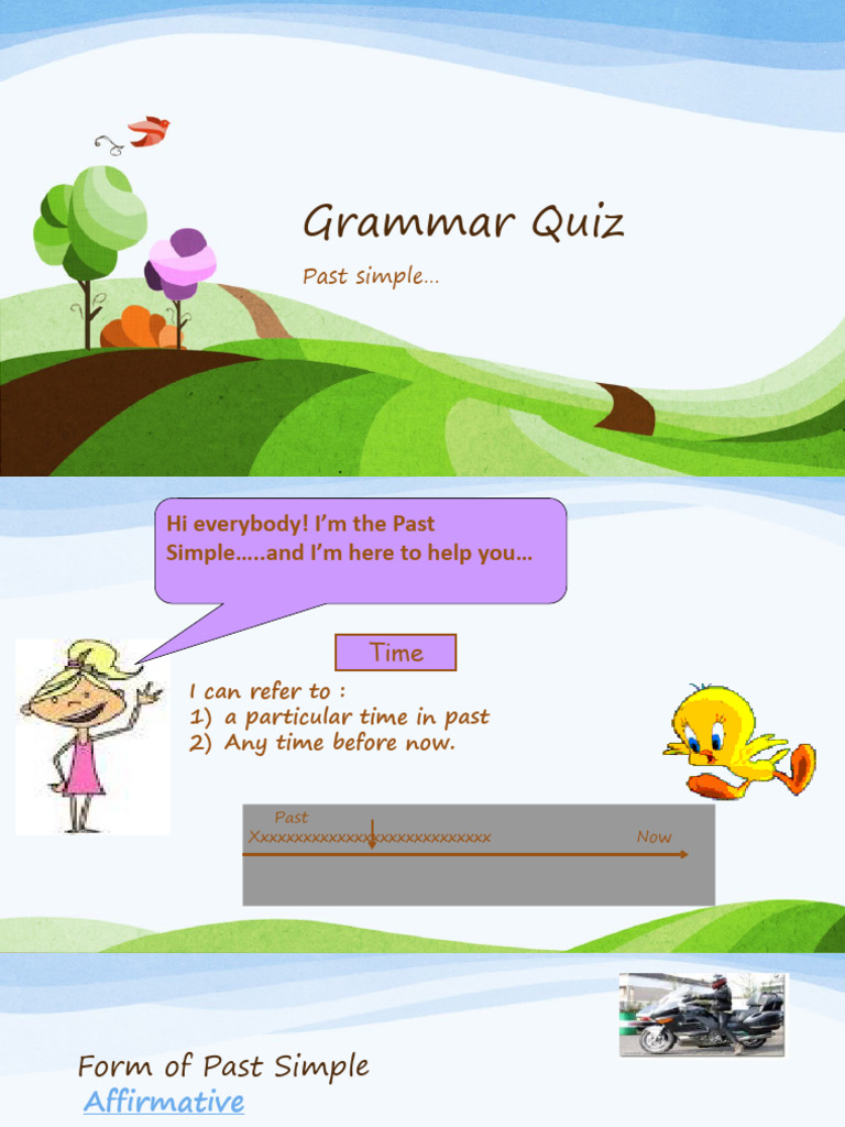Grammar Quizz-Past Simple - All Levels | PDF | Verb | Grammatical Tense