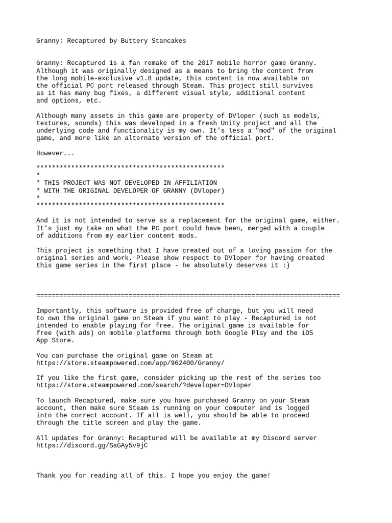 Read Me | PDF