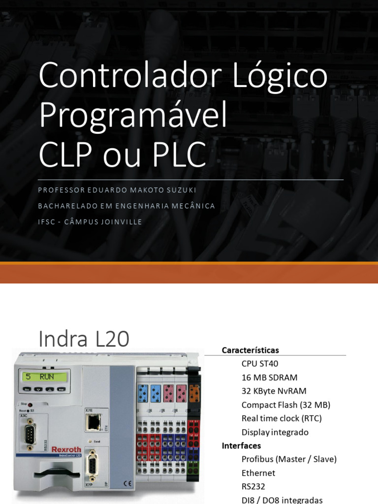 Introdução ao Controlador Lógico Programável | PDF | Controlador lógico ...