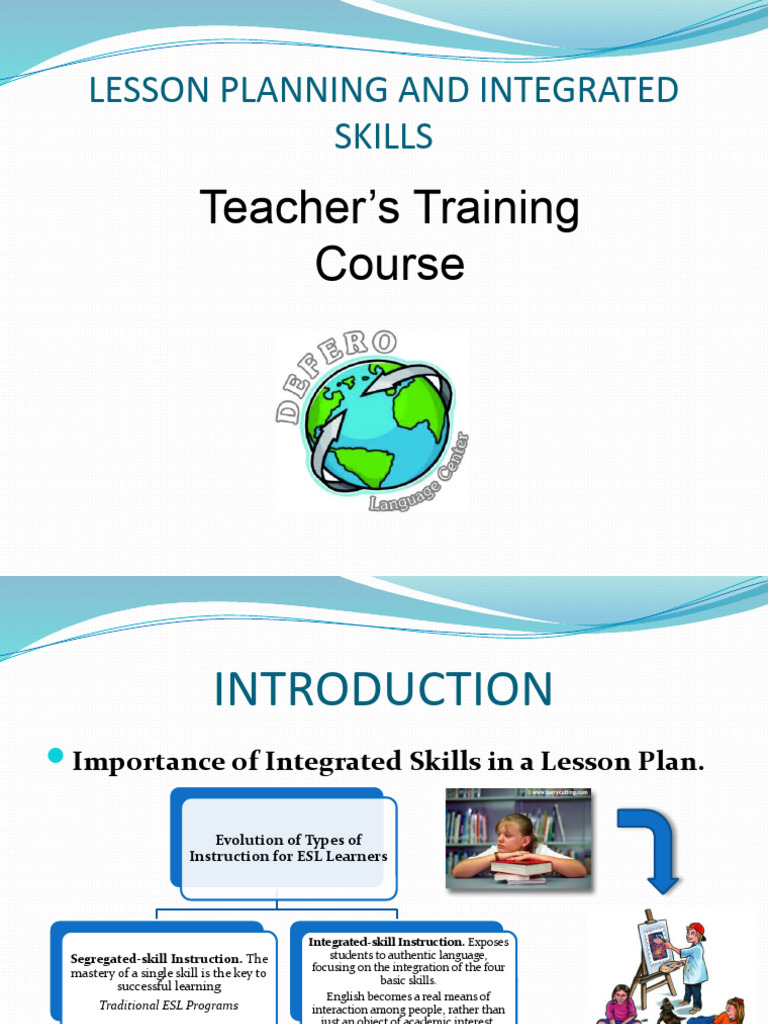 Lesson Planning and Integrated Skills | PDF | English As A Second Or Foreign Language | Lesson Plan
