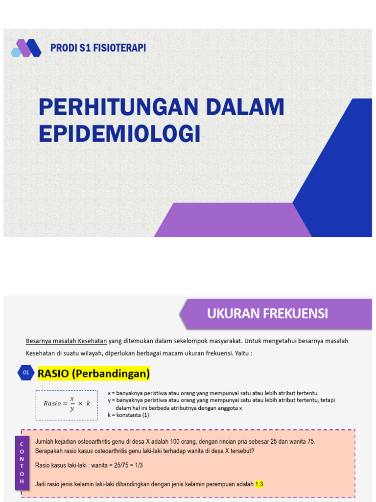 Perhitungan Dalam Epid - 1 | PDF | Sains & Matematika