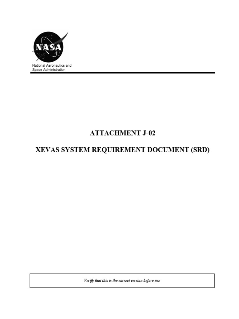 XEVAS System Requirements Overview | PDF | International Space Station ...