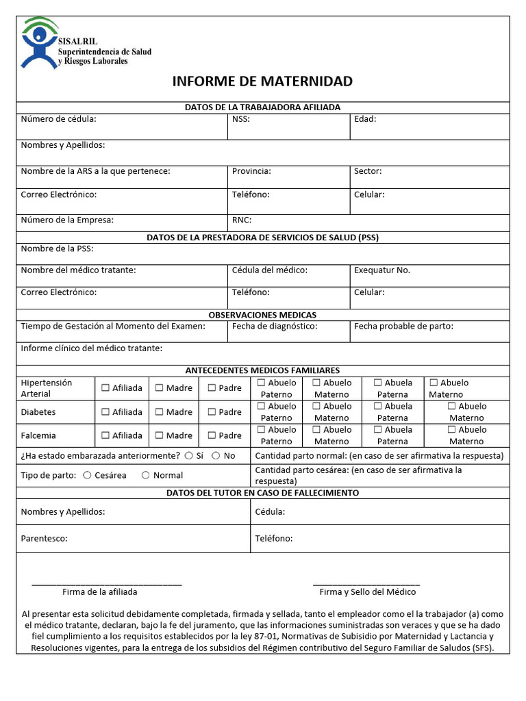 Informe de Maternidad 1 | PDF | El embarazo | Medicina