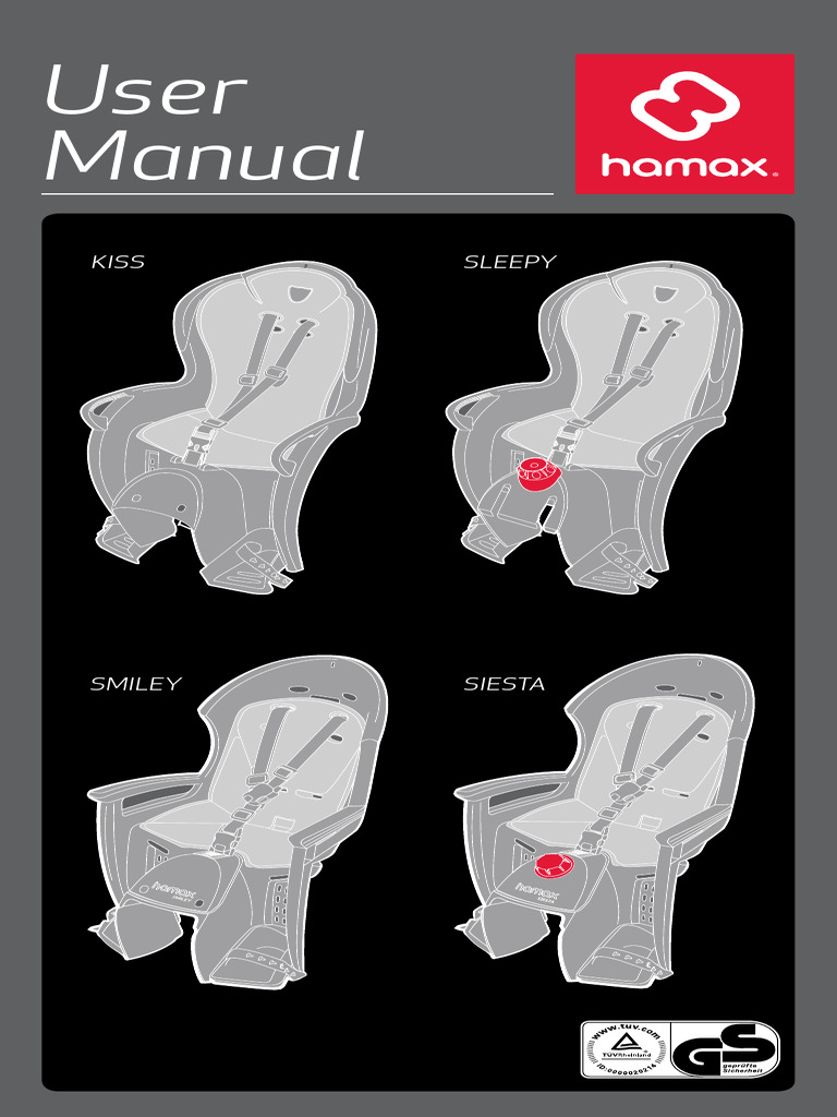Hamax Smiley Bicycle Seat | PDF | Transport | Adventure Travel