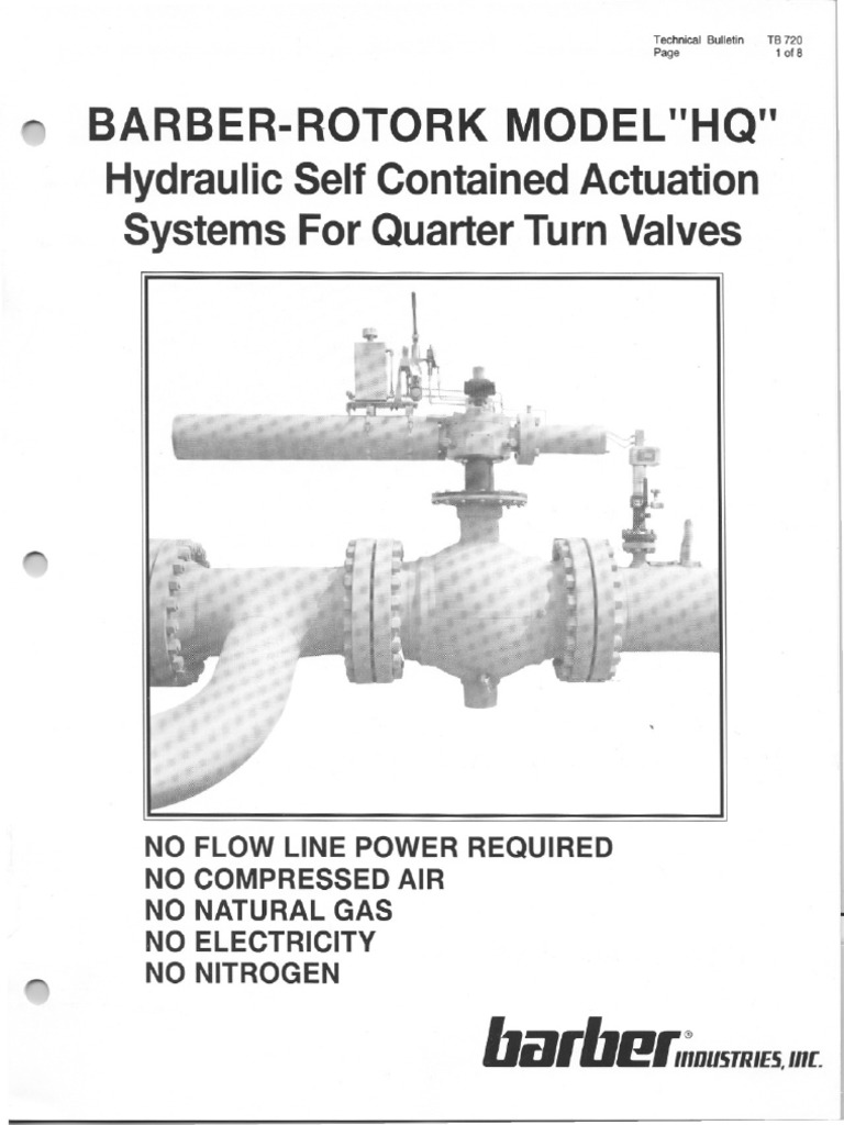 Bulletin 720 Rotork Model HQ | PDF