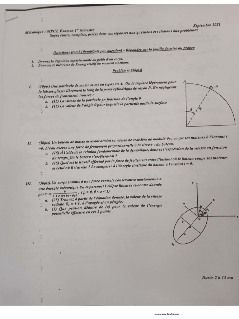 Correctum - Mecanique - Final - Trim 2 | PDF
