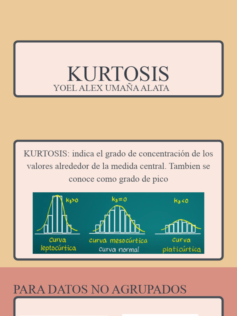 Kurtosis | PDF | Estudios de idiomas extranjeros