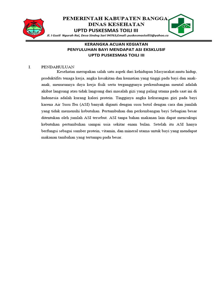 Kak Asi Eksklusif | PDF | Kesehatan Holistik | Pengembangan Diri