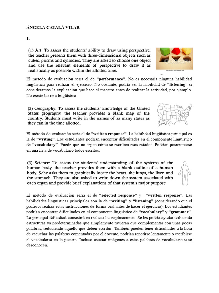 CatalaÌ - Ã Ngela - TASK 7 | PDF | Léxico | Lingüística