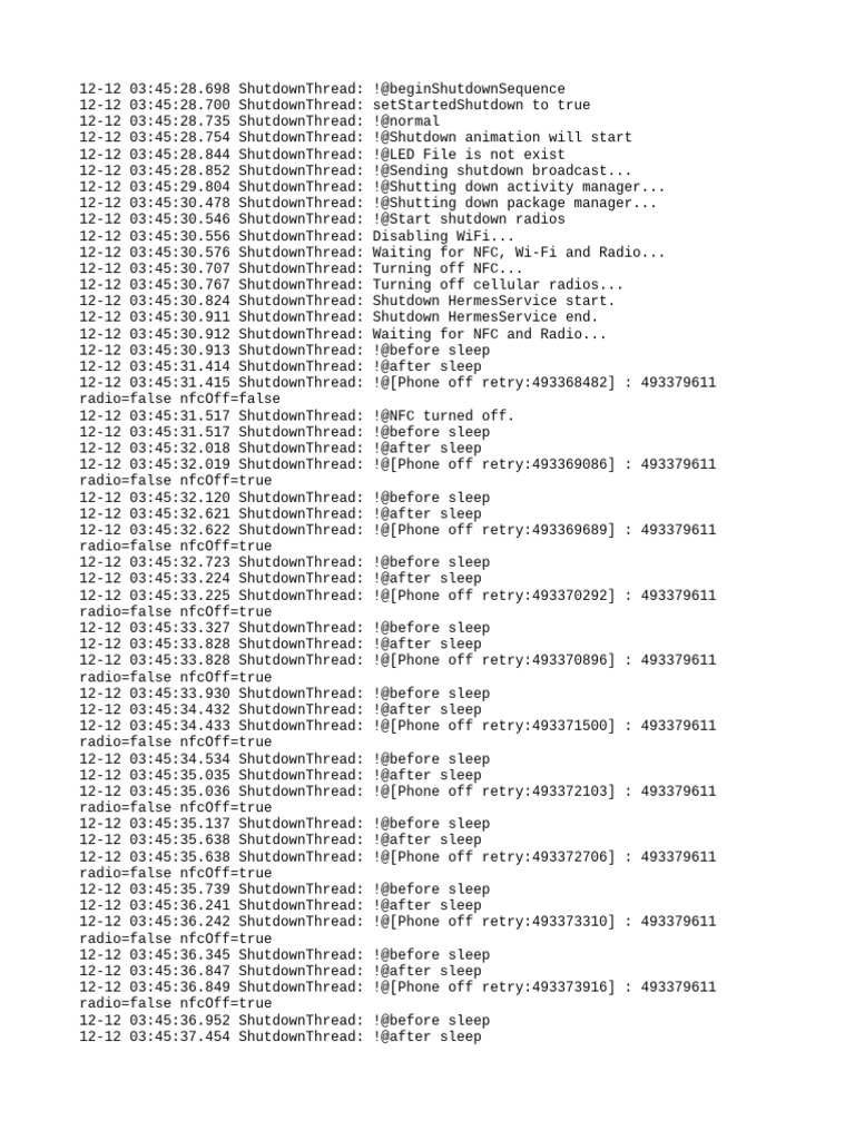 Shutdown Profile.4 | PDF | Information And Communications Technology | Mobile Phones