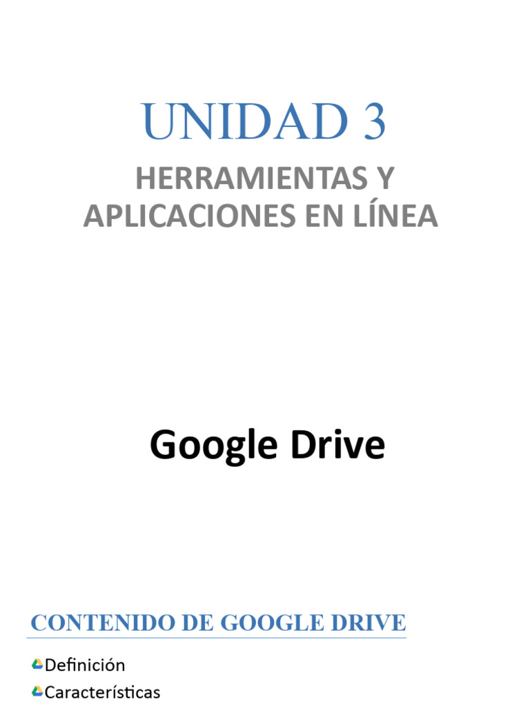 Ideas Claves de La Unidad 3 Diapositivas | PDF | Archivo de computadora ...