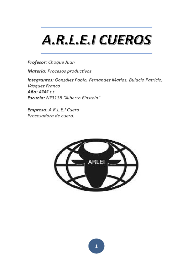 Arlei Cuero | PDF | Cuero | Gestión energética