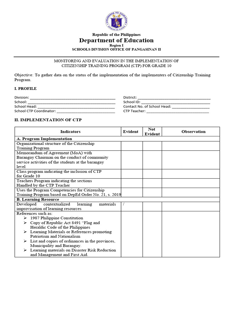 CTP Monitoring Tool | PDF