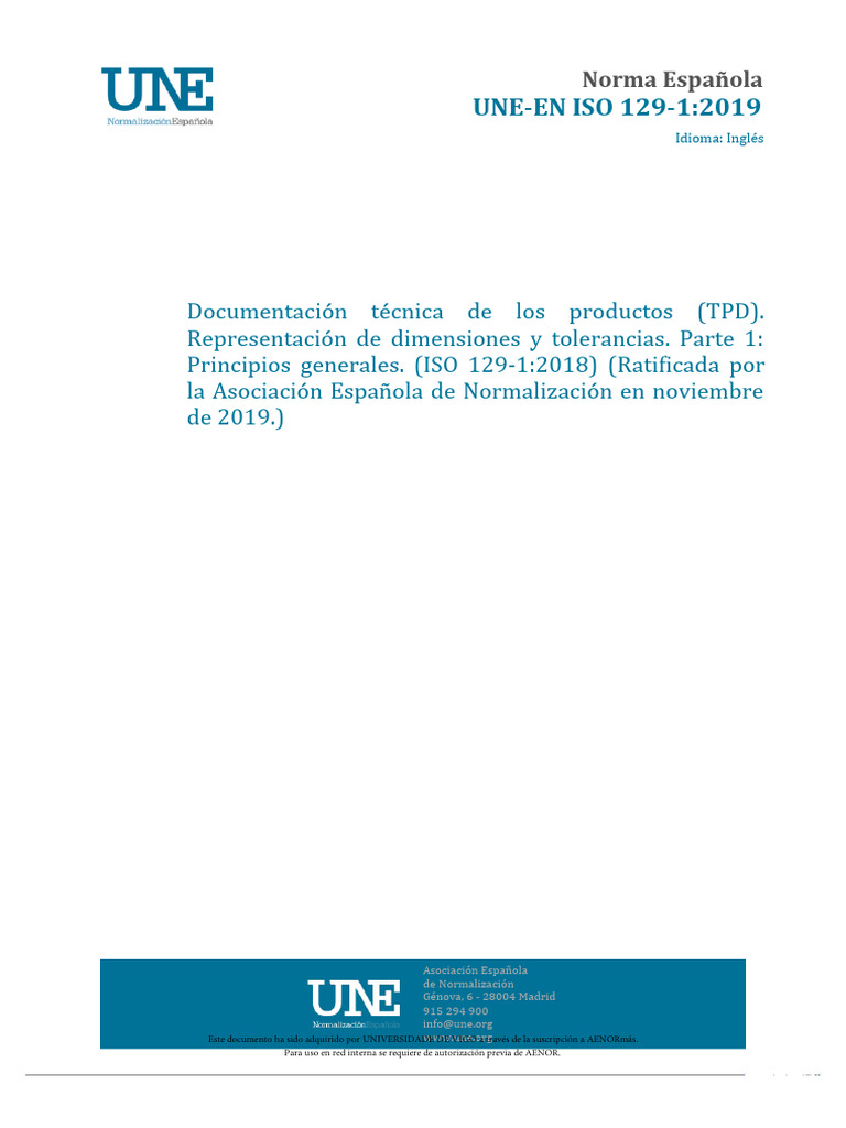 Une en Iso 129 12019 en Acotacion - Compress | Descargar gratis PDF ...