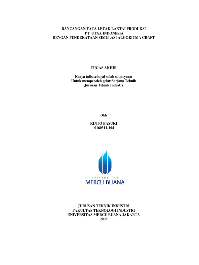 0160311-104 Rinto Basuki | PDF