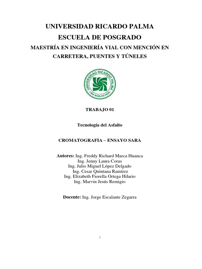 TAREA 01 ASFALTO FINAL | PDF