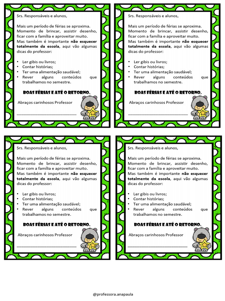 Bilhete de Boas Férias | PDF | Autoajuda | Estilo de vida