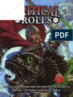 Critical Hit and Fumble Chart | PDF | Gaming | Tabletop Games