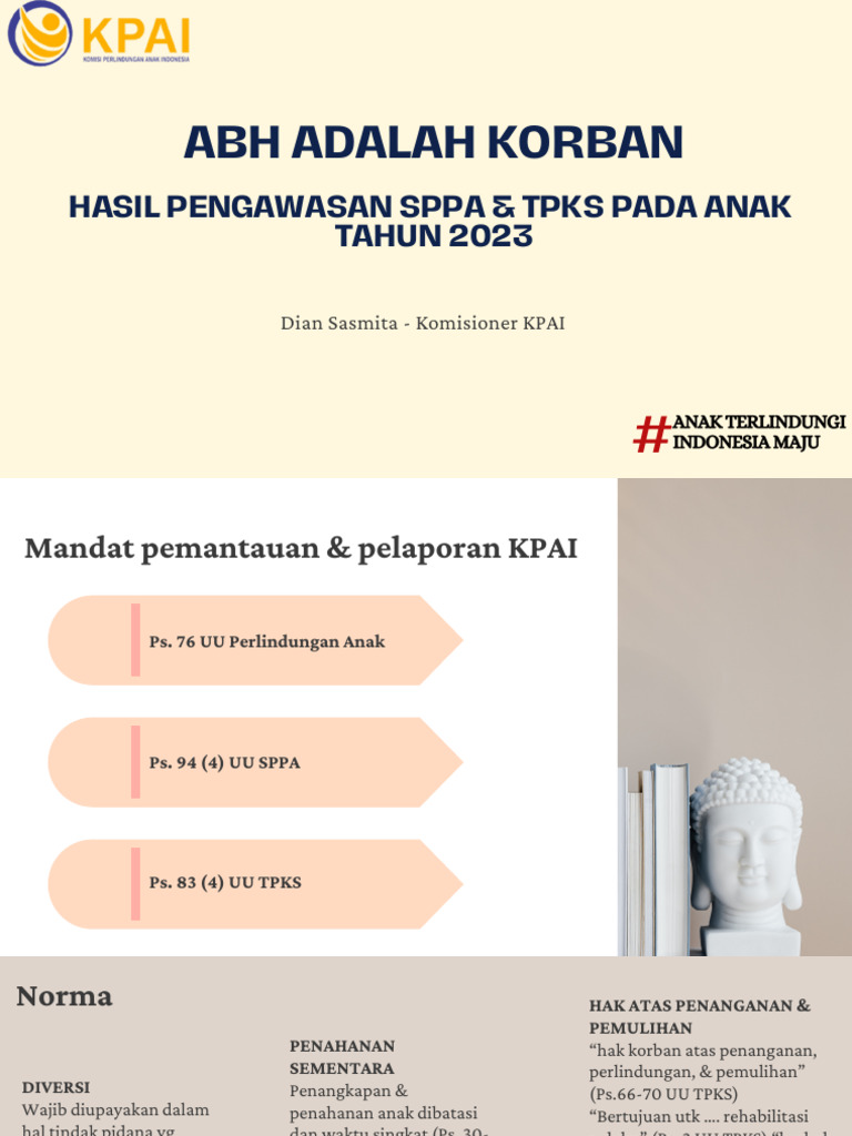 Rakornas SPPA TPKS - Nov 2023 - Dian S | PDF