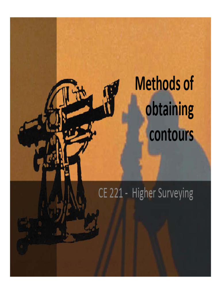 Methods of Obtaining Contours | PDF | Contour Line | Mathematical Analysis